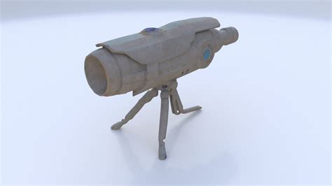 3d Model Particle Cannon Turbosquid 2328996