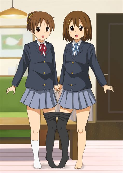 Hirasawa Yui And Hirasawa Ui K On Drawn By Hirondo Danbooru