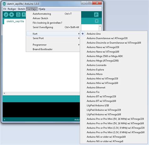 Arduino As Isp Select Target Atmel Processor Vertikal Integration