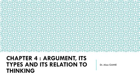 Solution Chapter 4 Arguments Studypool