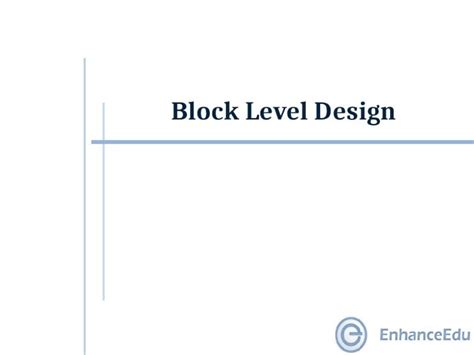Ppt Block Level Design Outline Block Level Design 4 Bit Parallel Adder Bcd To Excess 3 Code