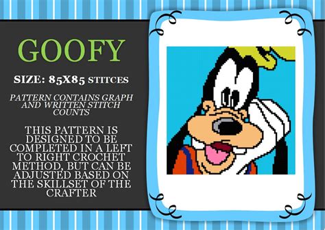 Goofy Graph Pattern Only With Written Stitch Counts Etsy