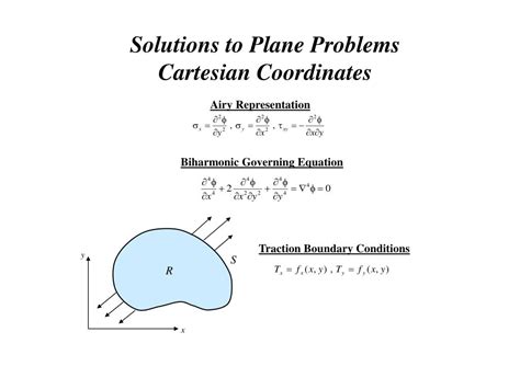 Ppt Application Solutions Of Plane Elasticity Professor M H Sadd Powerpoint Presentation