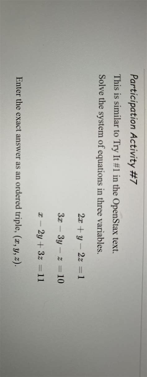 Solved Participation Activity 7this Is Similar To Try It 1