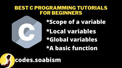 61 Local And Global Variables Scope Of A Variable Understanding A Function C Programming