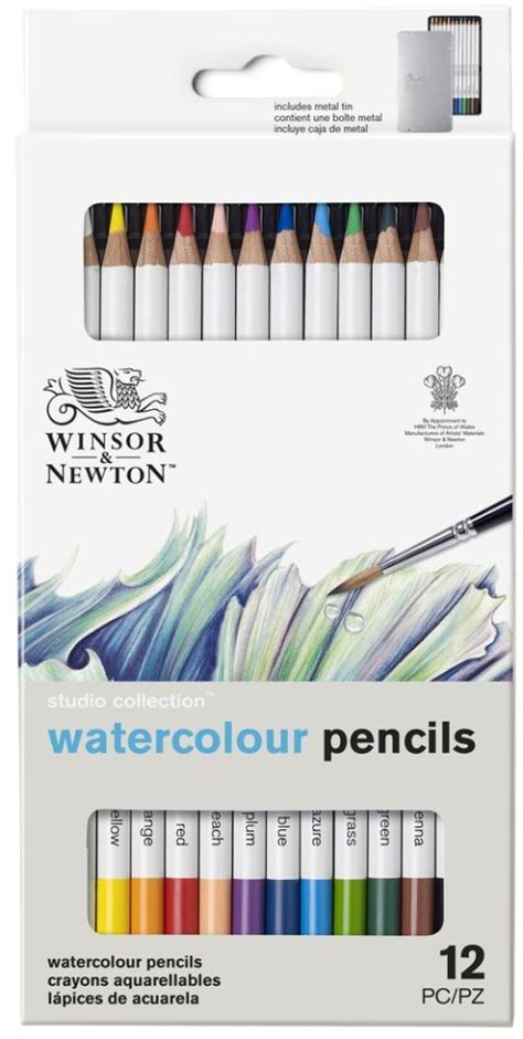 აკვარელის ფერადი ფანქრები Winsor And Newton 12 ფერი · საკანცელარიო
