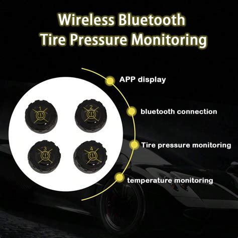 Qianbiao Tire Pressure Monitor Mobile APP Bluetooth Display Bicycle External Wireless Car