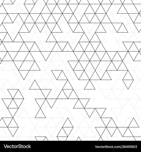 Intersecting Triangle Pattern Royalty Free Vector Image