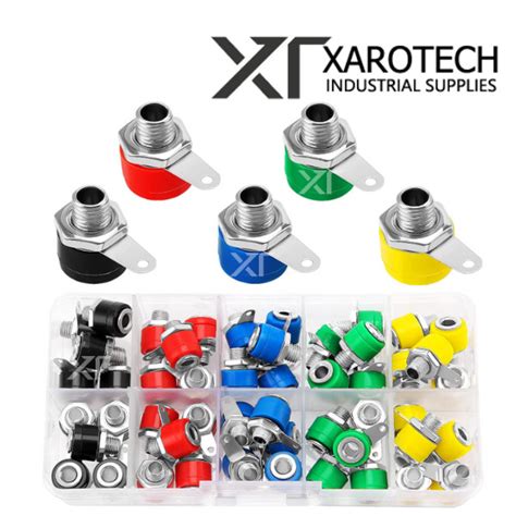 4mm Female Socket Panel Mount Banana Plug Connector Jack Socket