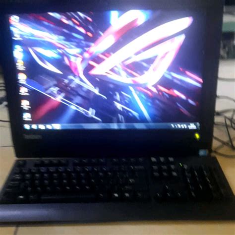 PC AIO PC ALL IN ONE Intel Dual Core RAM 4GB DDR3 SSD 128GB HDD 500GB Original Free Keyboard