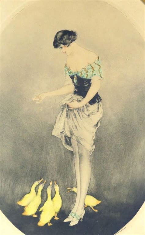 Louis Icart Drypoint Etching In Colours Mutualart