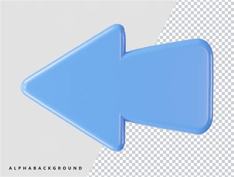 Premium Psd Arrow Icon 3d Rendering Vector Illustration
