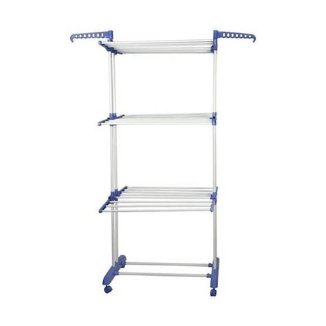 Хоризонтална метална сушилня за дрехи ДОМАШНА ЗАКАЧАЛКА ЗА ДРЕХИ 3 НИВА