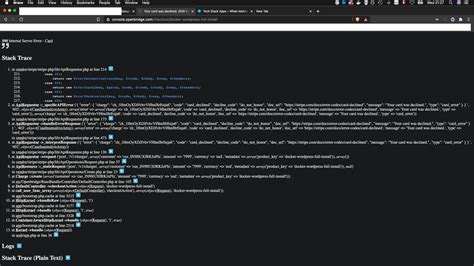 Credit Card Got Declined Issue 17 Openbridge Wordpress GitHub