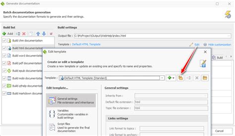 How Can I Configure A Copy Of My Helpndoc Default Html Template To Use