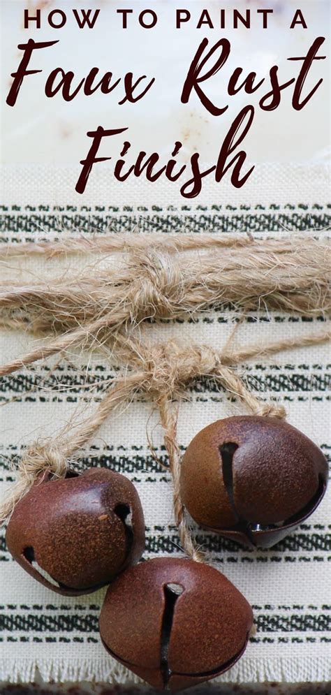 Easy DIY Faux Rust Finish Tutorial