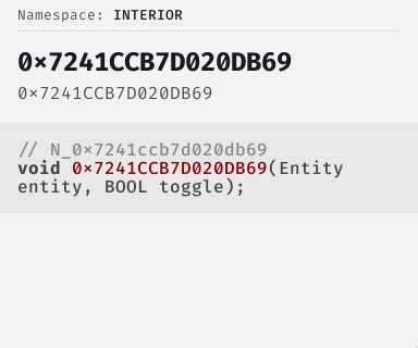 N 0x7241ccb7d020db69 FiveM Natives Cfx Re Docs