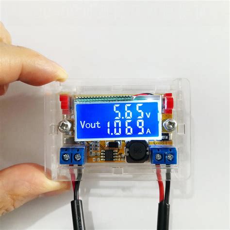 โมดูลไฟฟ้า cnc แบบมีเสถียรภาพ3a dc dc ปรับแรงดันหน้าจอ lcd และ