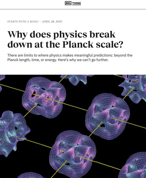 Why Does Physics Break Down At The Planck Scale Introduction Physics… Keith King 47 Comments