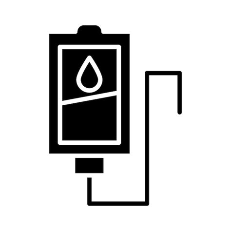 Premium Vector Blood Bag Vector Illustration Style