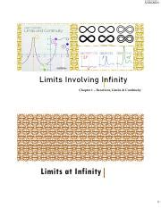 5 Limits At Infinity Continuity Lecture Notes Pdf 5 20 2021 Limits