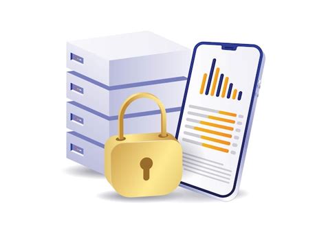 Premium Vector Cloud Server Data Hosting Security Analysis Infographic Illustration Concept