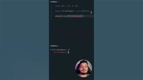 Javascript Array Method Shift Javascript Shorts Youtube