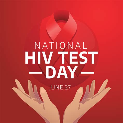 National Hiv Testing Day Design Template For Celebration Hiv Testing