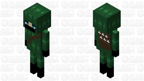 Hooded Archer Skeleton Minecraft Mob Skin