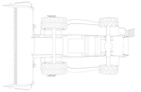 흰색 농업 장비 혁신 개념산업 3d 그림에 거 대 한 곡물 농업 수확기의 얇은 윤곽 상세한 3d 모델 3차원 형태에 대한 스톡
