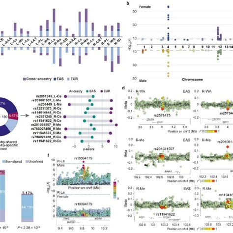 Genetic Discovery In Sex Stratified Gwass And Allelic Effect