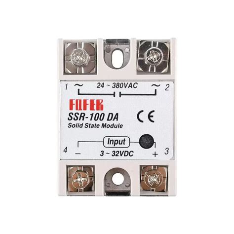 Solid State Relay 3v~32v Dc To Ac 24v~380v Ssr 100 Da Hd Electronics