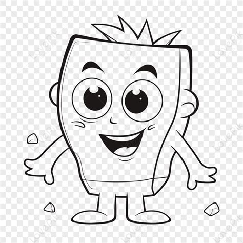 아이 개요 스케치 드로잉을위한 만화 색칠 공부 페이지 벡터서 있는웃다 Png 일러스트 무료 다운로드 Lovepik