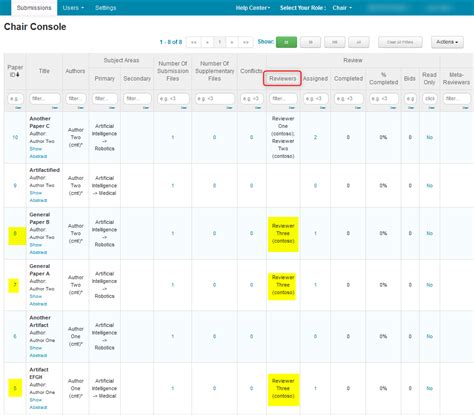 Chair How To Manually Assignedit Reviewer Assignments Microsoft