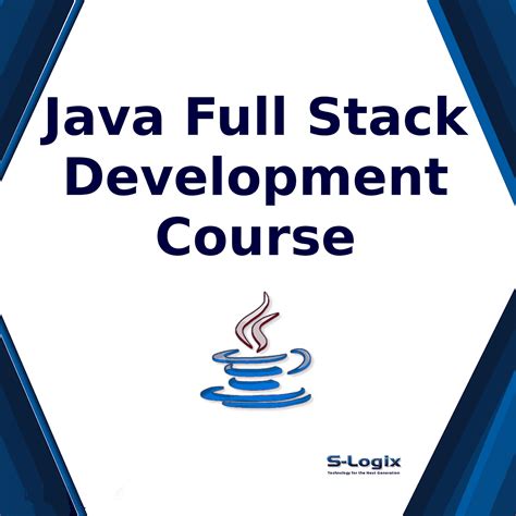 Full Stack Java Development Internship S Logix