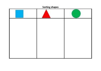 FREE Shapes Sorting Worksheet By Rosa Restituyo TpT