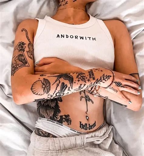 patchwork tattoos — 40 cool ideas to beautify your body