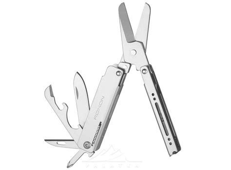 Мини мультитул Roxon M3 со сменными битами серый