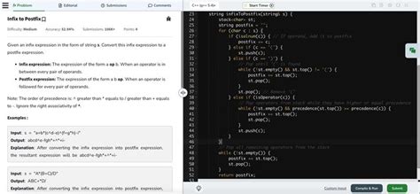 Geethika Kakarla On Linkedin 50daysofcode Infixtopostfix Stacks