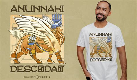 Anunnaki Egyptian God T Shirt Design Vector Download