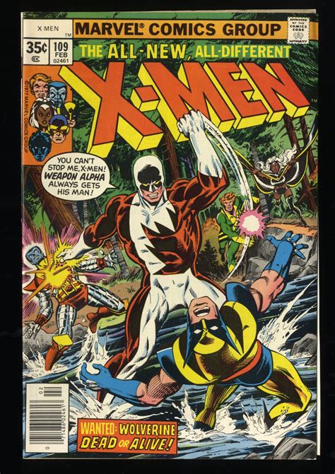X Men 109 Fnvf 70 1st Appearance Weapon Alpha Chris Claremont