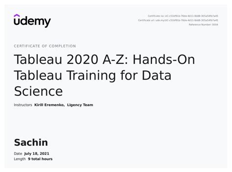 Sachin Singh On Linkedin Tableau Learninganalytics Certifications Udemycourses Dataanalytics…