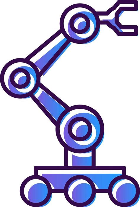 Robotics Gradient Filled Icon 42759926 Vector Art At Vecteezy