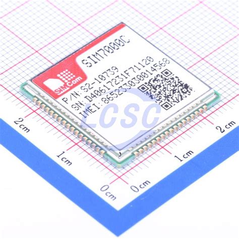SIM7000C SIMCom Wireless Solutions IoT Communication Modules SMD 24x24mm 2G 3G 4G 5G Modules