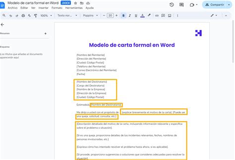 Modelo De Carta Formal