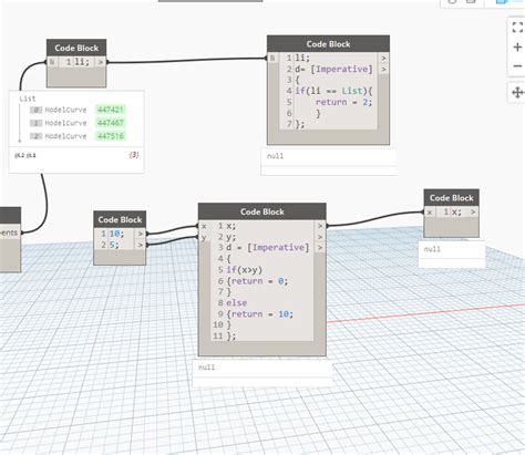 If Else Statement While Loop Imperative Block Lists Logic Dynamo