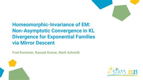 Fred Kunstner Raunak Kumar Mark Schmidt · Homeomorphic Invariance Of Em Non Asymptotic