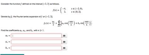 Solved Consider The Function F Defined On The Interval Chegg