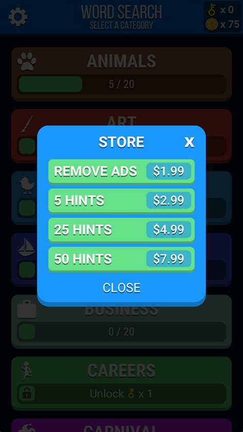 Word Search Puzzle Game Sell Unity Code