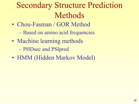Ppt Proteins Secondary Structure Predictions Powerpoint Presentation Id6063506